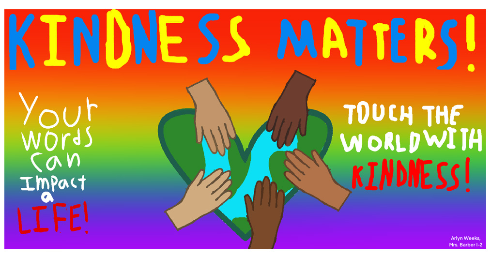 KINDNESS BANNER CHALLENGE–WINNERS! – Woodside PFC